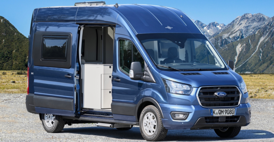 Deze omgebouwde, luxe Ford camper is vanaf 2020 in Europa te koop