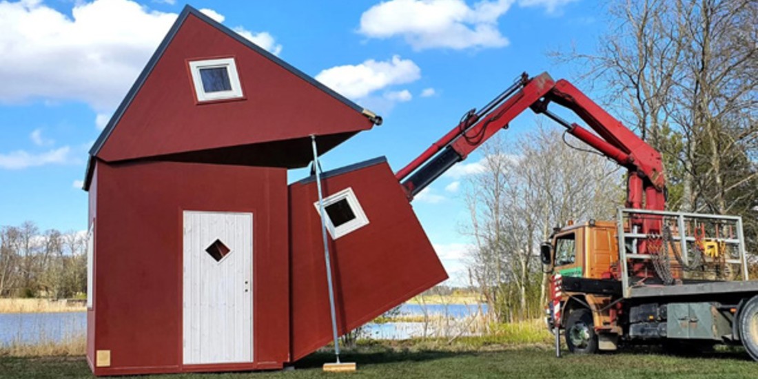 Dit uitvouwbare mini-huis kost je slechtst 18.700 euro | MAN MAN