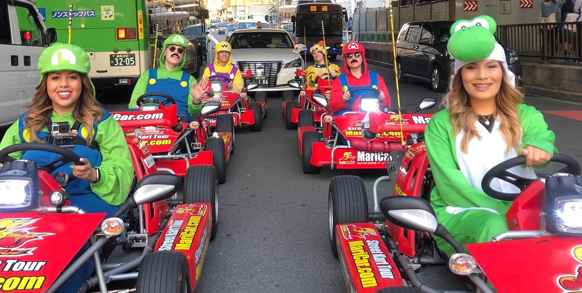 Real-life Mario Kart in Tokio spelen: de beste vriendenactiviteit ooit?