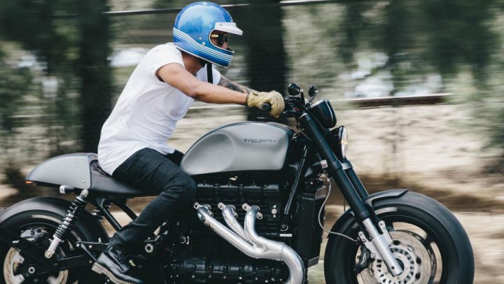 Forse Triumph Rocket omgetoverd tot brute cafe racer | MAN MAN